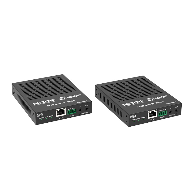 4K60 4:4:4/HDR w/RS-232 over IP SDVoE Fiber Encoder