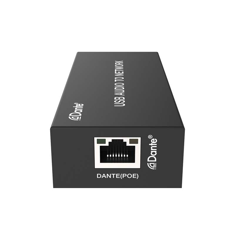 Dante 2CH USB Audio Encoder/Decoder with POE